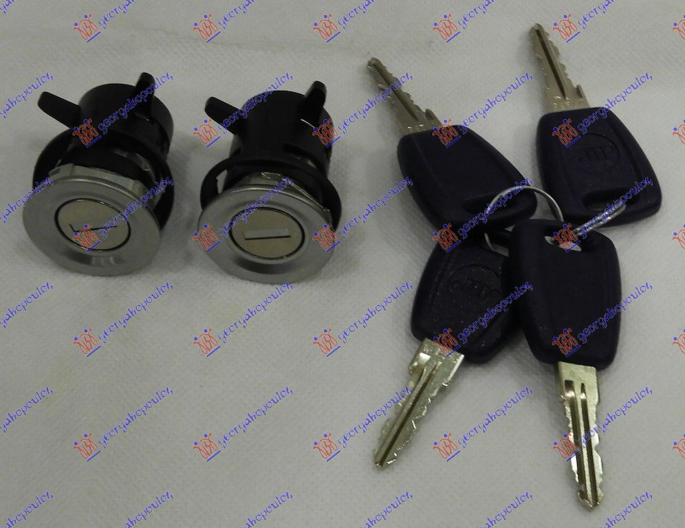 BRAVA VRATA SET 3 VRATA SA KLJUCEM FIAT PUNTO (1999-2003) (OEM: 46538079, 46538080)