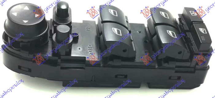 PREKIDAC ZA RETROVIZOR CETVOROSTRANI 07 – (4PIN) Leva str. BMW SERIES 5 (E60/61) (2003-2010) (OEM: 61319122113)