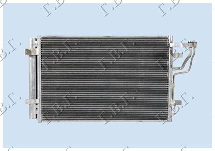 HLADNJAK KLIME BENZIN (570x390x16) KIA CEED 3D (2010-2013) (OEM: 97606-2H000, 976061H000, 976062H000)