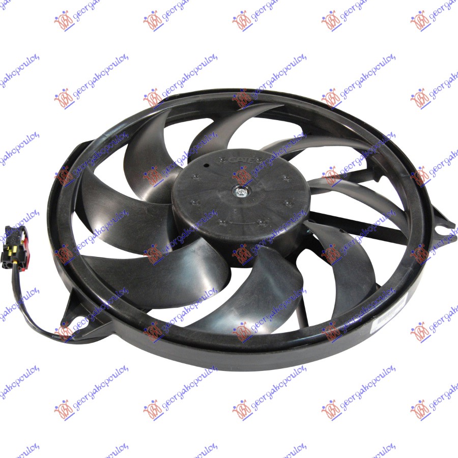 VENTILATOR +A / C KVAD.OSIGU. (BENZIN / DIZEL) PEUGEOT 206+ (PLUS) (2009-2013) (OEM: 1253.C9, 1253C9, 125487)