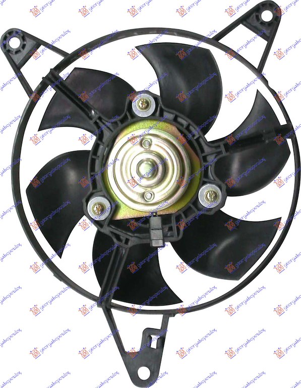 VENTILATOR KOMPLET 750CC-1.0FIRE FIAT PANDA (1986-2003) (OEM: 7602723)