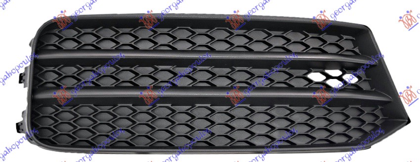 RESETKA PREDNJEG BRANIKA BEZ MAGL Leva str. AUDI A1 (2014-2018) (OEM: 8XA807681B9B9, 8XA807681BFKZ)