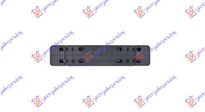 DRZAC PREDNJE TABLICE PLASTICNI (RS4) AUDI A4 (2019-) (OEM: 8W0807285BH9B9)