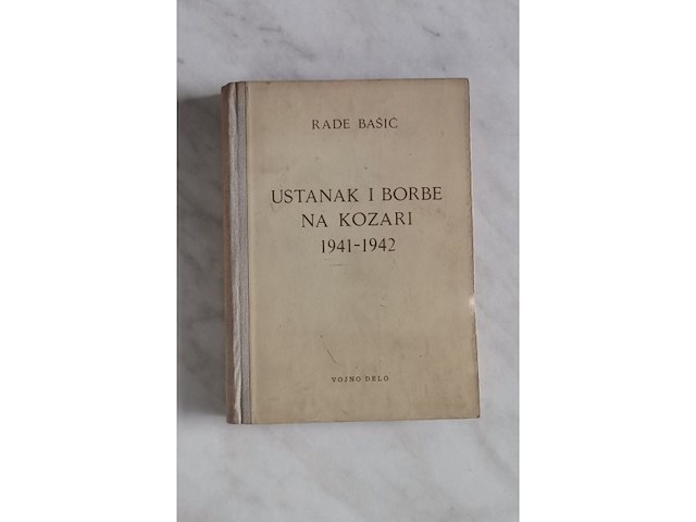 Ustanak i borbe na Kozari 1941-1942