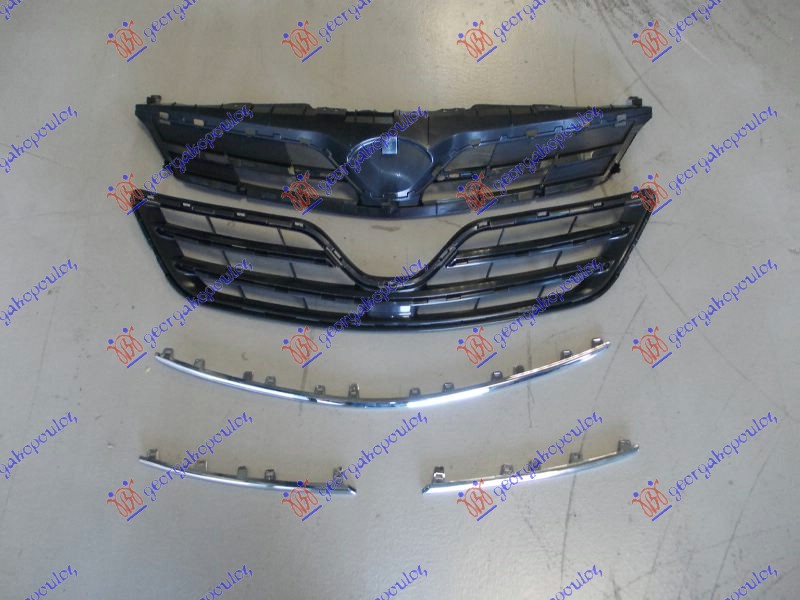 PVC MASKA SA HROM LAJSNOM TOYOTA COROLLA (E 15) SDN (2011-2013) (OEM: 53114-12140, 5311412140)