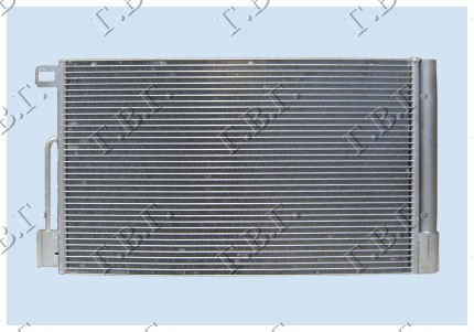 HLADNJAK KLIME BENZIN-DIZEL (57×35) OPEL CORSA D (2006-2015) (OEM: 1850119, 1850290, 1850414)