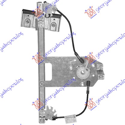 PODIZAC ZADNJEG PROZORA ELEKTRICNI BEZ MOTORA (A KV.) Leva str. SKODA OCTAVIA 4 (1997-2010) (OEM: 1U0839461B)