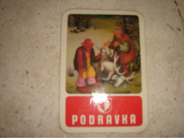 Džepni kalendar Podravka iz 1980 god .