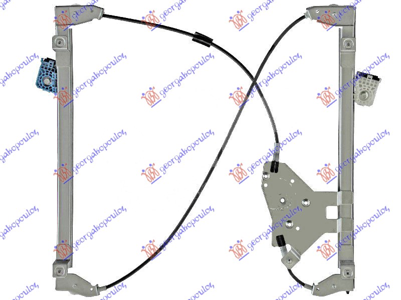 PODIZAC PREDNJEG PROZORA ELEKTRICNI BEZ MOTORA A KVAL Desna str. FORD FOCUS (1998-2004) (OEM: 1331612)