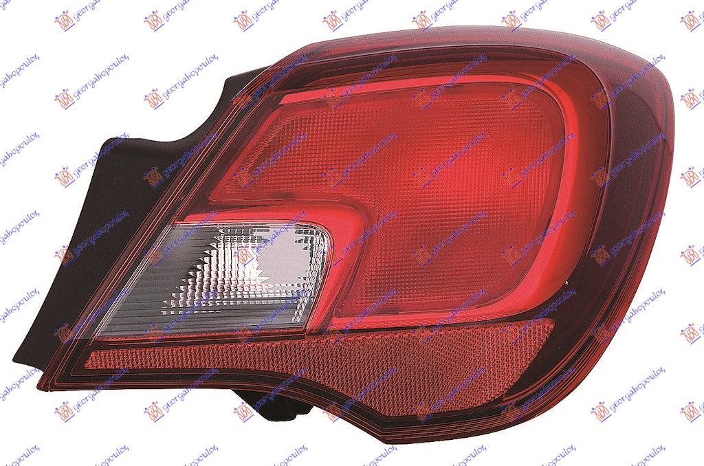 STOP LAMPA 3 VRATA SPOLJASNJA Desna str. OPEL CORSA E (2015-2019) (OEM: 1222568, 13428456, 13454499)