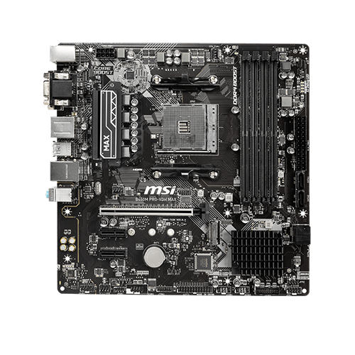 MSI B450M PRO-VDH MAX - AMD B450 Matična ploča Socket AM4 Ryzen, M.2, USB 3.2 Gen1, Micro ATX