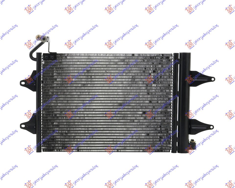 HLADNJAK KLIME BENZIN-DIZEL (47×36.2×1.6) SKODA FABIA (1999-2007) (OEM: 6Q0820411, 6Q0820411B, 6Q0820411E)