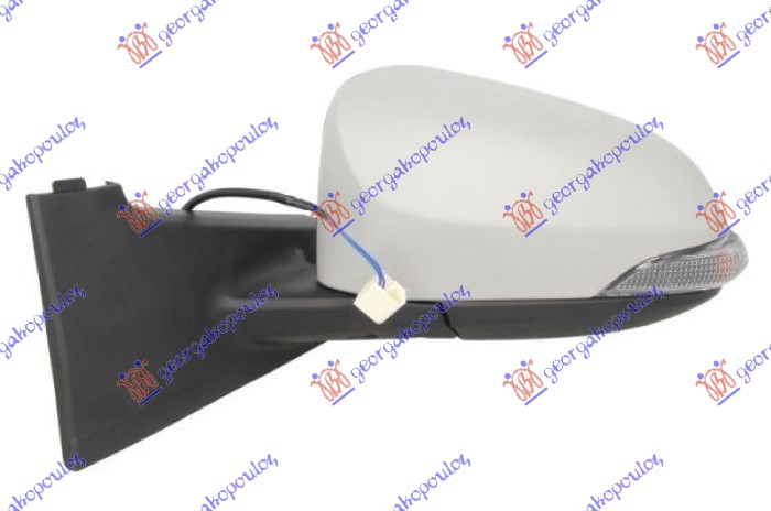 RETROVIZOR ELEKTRICNI PM (MIGAVAC) Leva str. TOYOTA YARIS (2011-2014) (OEM: 87940-0D580, 879400D580)