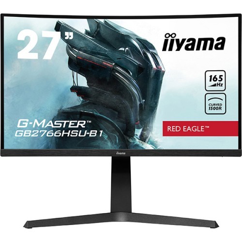 Iiyama G-MASTER RED EAGLE 27″ FHD 165Hz gejmerski zakrivljeni monitor | GB2766HSU-B1