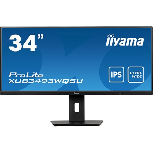 Iiyama ProLite 34″ UWQHD IPS 75Hz monitor | XUB3493WQSU-B5