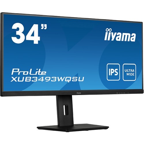 Iiyama ProLite 34″ UWQHD IPS 75Hz monitor | XUB3493WQSU-B5