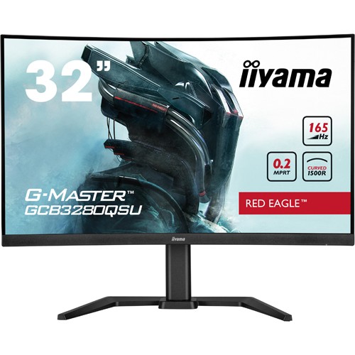 Iiyama G-MASTER RED EAGLE 31.5″ gejmerski zakrivljeni monitor | GCB3280QSU-B1