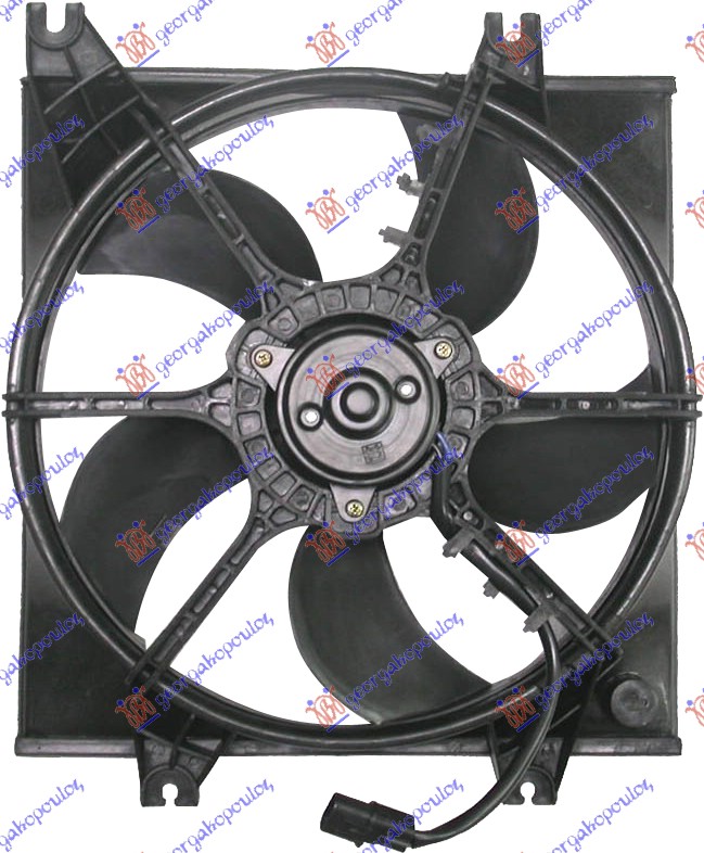 VENTILATOR KOMPLET BEN-DIZ (MANUEL-AUTOM HYUNDAI ACCENT SDN (1999-2002) (OEM: 2523125000, 2535025000, 25380-25000)