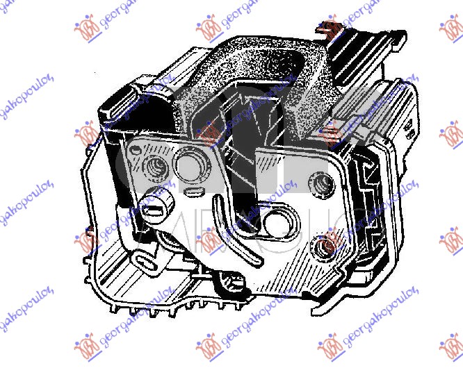 BRAVA ZA KLIZNA VRATA (BEZ SIGURN.BRAVE Desna str. FIAT FIORINO/QUBO (2008-2016) (OEM: 1357556080)