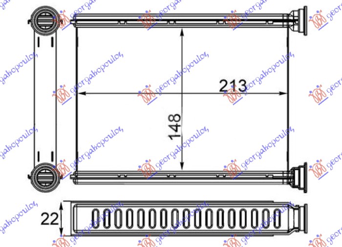 GREJAC KABINE (BR) 1.6 TURBO (148×2 15) NISSAN LEAF (2011-2017) (OEM: 271401FC0A)