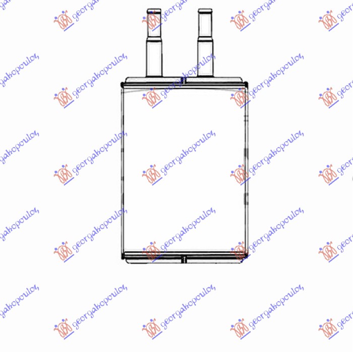 GREJAC KABINE (BR) (195x145x40) MAZDA TRIBUTE (2002-2008) (OEM: 4095715, EC0161A08, YL8H18476AA)