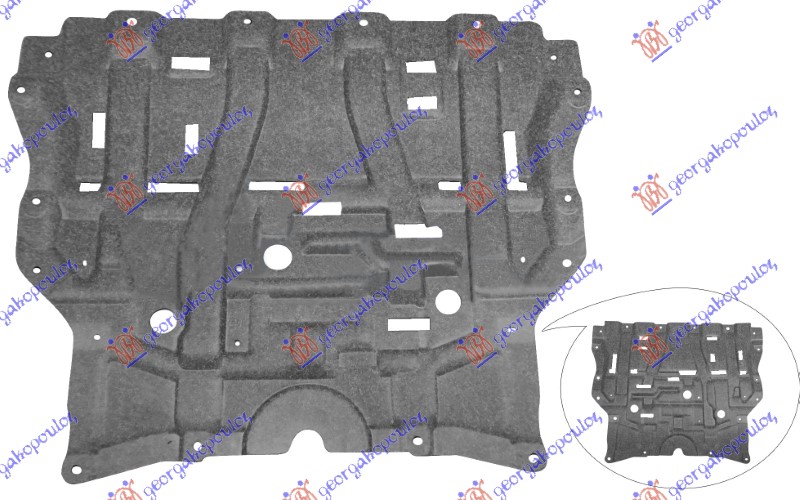 ZASTITA MOTORA PLASTICNA NISSAN X-TRAIL (2021-) (OEM: 75881-6RR0A, 758816RR0A)