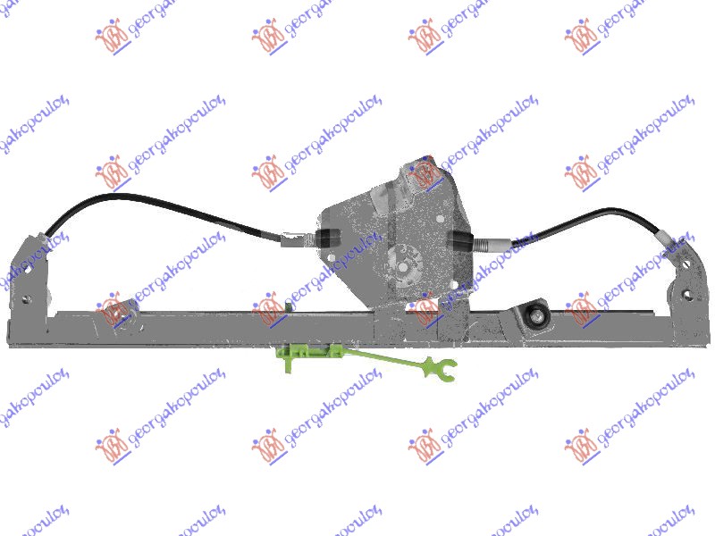 PODIZAC ZADNJEG PROZORA ELEKTRICNI 4/5 VRATA BEZ MOTORA A KV Desna str. FORD FOCUS (1998-2004) (OEM: 1094924, 1143004, 1331605)