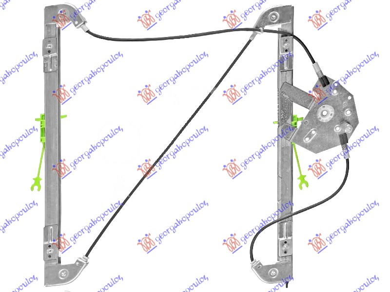 PODIZAC PREDNJEG PROZORA ELEK. (BEZ MOT) (A KV) Desna str. BMW SERIES 3 (E46) SDN (2002-2005) (OEM: 51337020660)