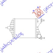 HLADNJAK INTERCOOLERA 1.3 MJTD (192x209x65) FIAT PUNTO (2003-2011) (OEM: 46836770)