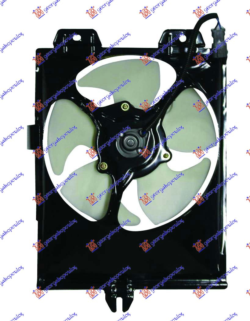 VENTILATOR KOMPLET +AC BENZIN MITSUBISHI COLT (CJ1) (1999-2005) (OEM: MB877089)