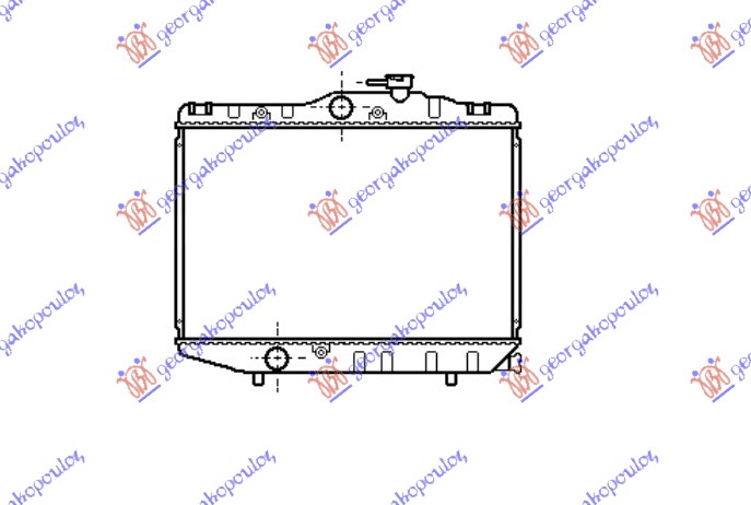 HLADNJAK MOTORA 1.0 – 1.3CC (32×45) TOYOTA STARLET (EP 70) (1985-1989) (OEM: 1640010020)