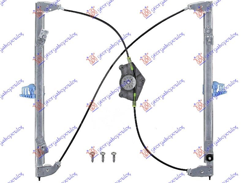 PODIZAC PREDNJEG PROZORA ELEKTRICNI (BEZ MOTORA ) (A KV) Desna str. CITROEN C4 PICASSO (2007-2014) (OEM: 9222CT)