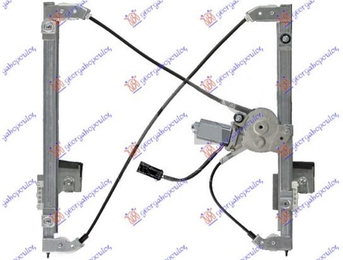 PODIZAC PREDNJEG PROZORA ELEKTRICNI 4/5 VRATA Desna str. VW CADDY VAN (1996-2004) (OEM: 6K4837402AA, 6K4837402P, 6K4837402S)