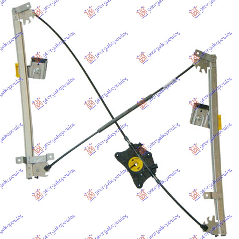 PODIZAC PROZORA ELEKTRICNI 5 VRATA (BEZ MOT) A KVA Leva str. VW GOLF V (2004-2008) (OEM: 1K4837461A)