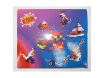 Plastične kocke-ČUNE (ala Lego) u kartonskoj kutiji 1/120