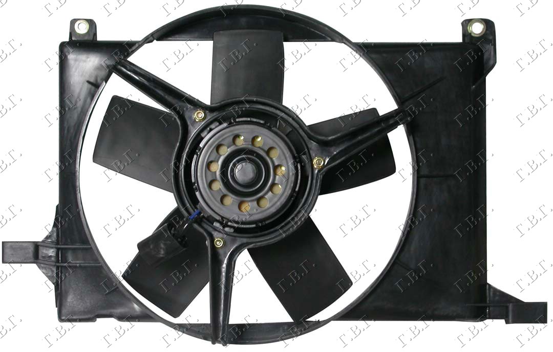 VENTILATOR KOMPLET 1.4 – 1.6 16V+AC BENZIN OPEL COMBO (1993-2000) (OEM: 1314521, 1341258, 1341307)
