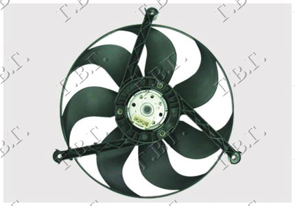 VENTILATOR (-A/C) (MOTOR+ELISA) BENZIN-DIZEL VW LUPO (1998-2005) (OEM: 6N0959455C)