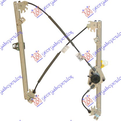 PODIZAC PREDNJEG PROZORA ELEKTRICNI 4/5 VRATA BEZ MOTORA (A KV) Desna str. RENAULT MEGANE SDN-H/B-L/B (2002-2005) (OEM: 8200325135)