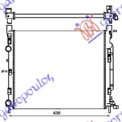 HLADNJAK MOTORA 1.6i16V – 1.5DCi+AC (56x48x26) RENAULT KANGOO (2008-2013) (OEM: 4155000102, 8200455801)