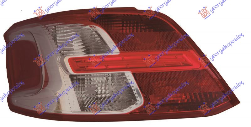 STOP LAMPA Leva str. PEUGEOT 301 (2012-2017) (OEM: 9674807780, 9674807880)