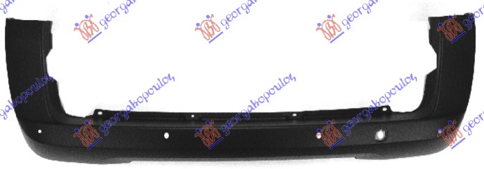 ZADNJI BRANIK (2 VRATA) (PDS) FIAT FIORINO/QUBO (2008-2016) (OEM: 735489457, 735662616)