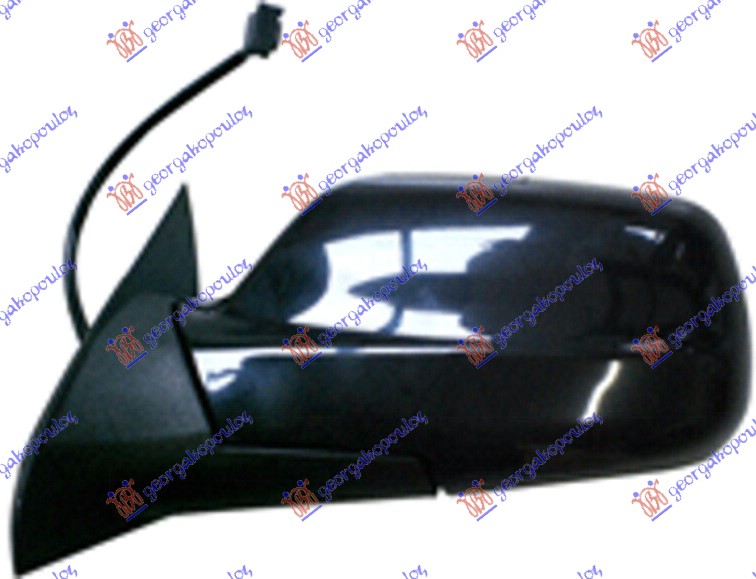 RETROVIZOR ELEKTRICNI SA GREJACEM PRIMED (RAVNO) Leva str. JEEP GRAND CHEROKEE (2005-2008) (OEM: 55156453AB, 55156453AD)