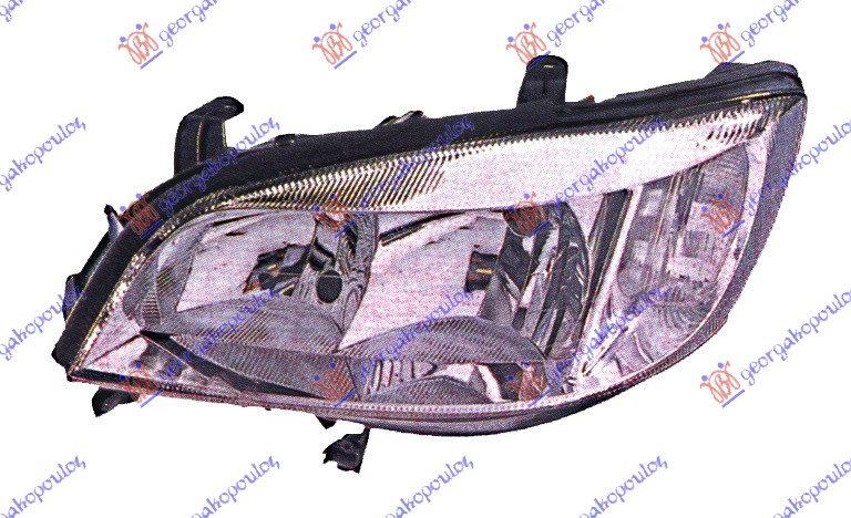 FAR (DEPO) Desna str. OPEL ZAFIRA (1999-2005) (OEM: 1216276)