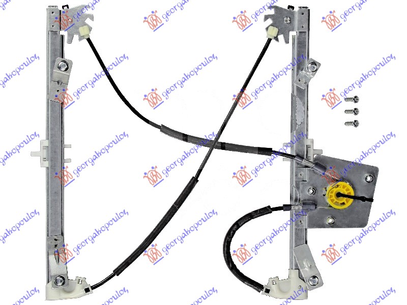 PODIZA PREDNJEG PROZORA ELEKTRICNI 5 VRATA BEZ MOT. A KVAL Desna str. BMW SERIES 1 (E81/87) 3/5D (2004-2011) (OEM: 51337138466)