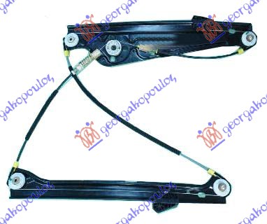 PODIZAC PREDNJEG PROZORA BEZ MOTORA Desna str. BMW SERIES 7 (E65/66) (2002-2008) (OEM: 51337138862)