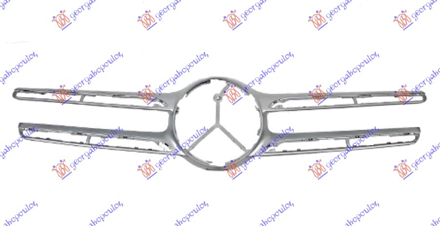 PVC MASKA SPOLJASNJA SREBRNA (SA KAMEROM) (SUV) MERCEDES GLC (X253/C253) SUV/COUPE (2015-2020) (OEM: 25388822009982)