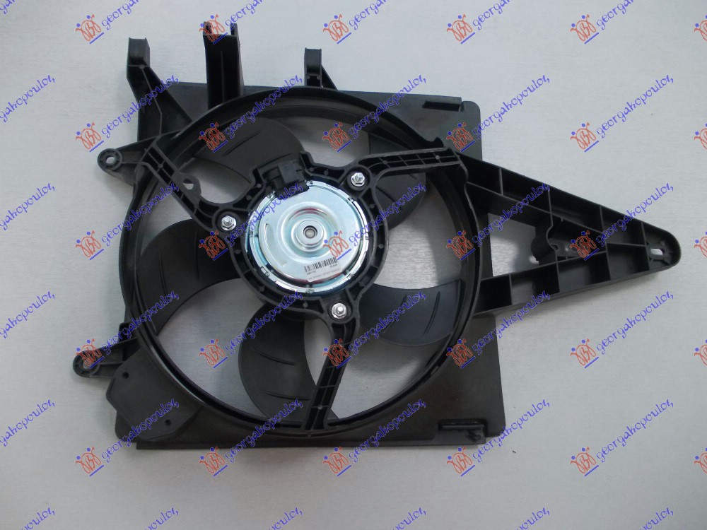 VENTILATOR KOMPLET (+A/C) BENZIN-DIZEL FIAT PALIO (1999-2004) (OEM: 46449103, 46764671)