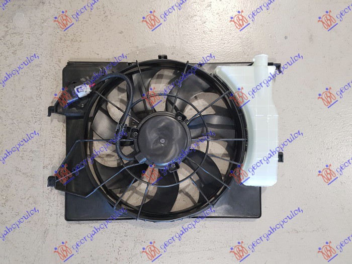 VENTILATOR KOMPLET 1.2-1.4 BENZIN (390mm)3P KIA RIO H/B (2017-2020) (OEM: 25231M0390, 25380H8050, 25386H8160)