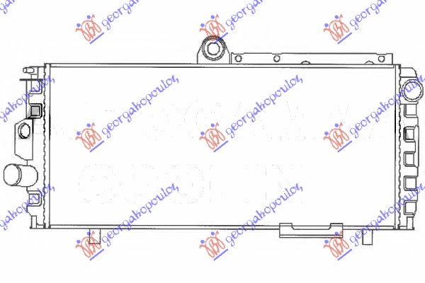 HLADNJAK MOTORA 1.2 – 1.3 (54×25) ALFA ROMEO ALFA 33 (1983-1990) (OEM: 60504387)