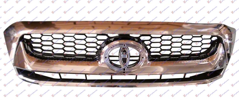 PVC MASKA KOMPLET CELA HROM TOYOTA HI-LUX 2WD/4WD (2009-2012) (OEM: 53111-0K200, 531110K200)